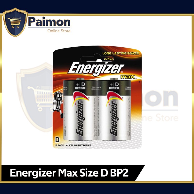 Jual Baterai Besar Energizer Size D LR20 Ukuran Besar 1,5 V Alkaline ...