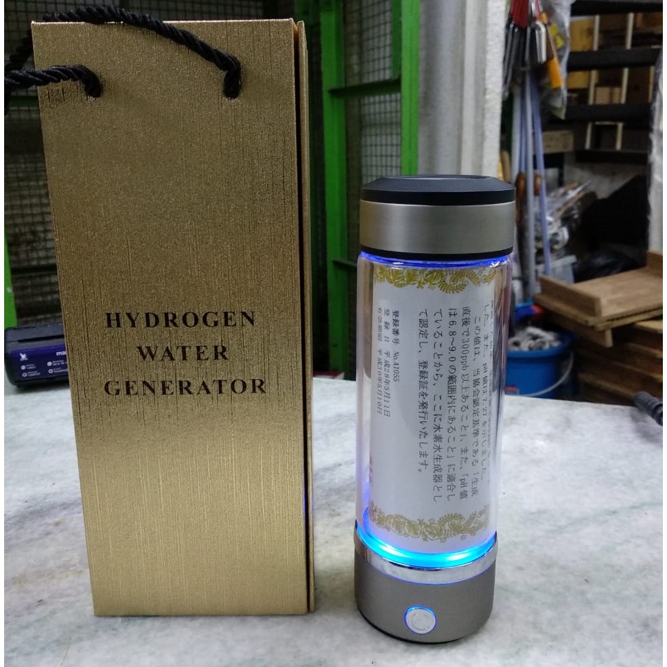 Jual Botol hydrogen botol air minum hydrogen 450 ml / hydrogen water ...