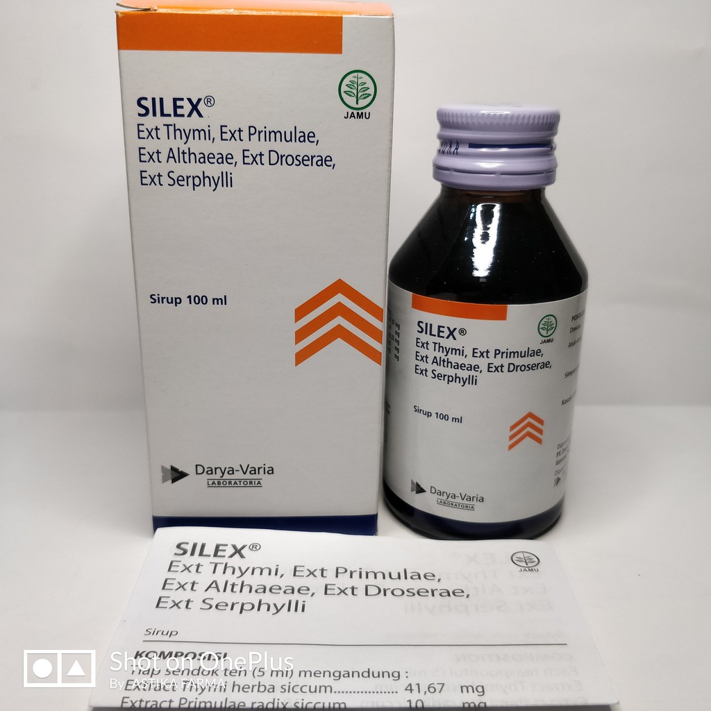 Jual SILEX (100ML) Sirup Obat Batuk Berdahak - Membantu melegakan ...