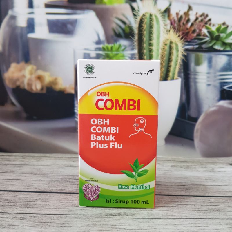 Jual OBH Combi Batuk Plus Flu 100ml - Rasa Menthol | Shopee Indonesia