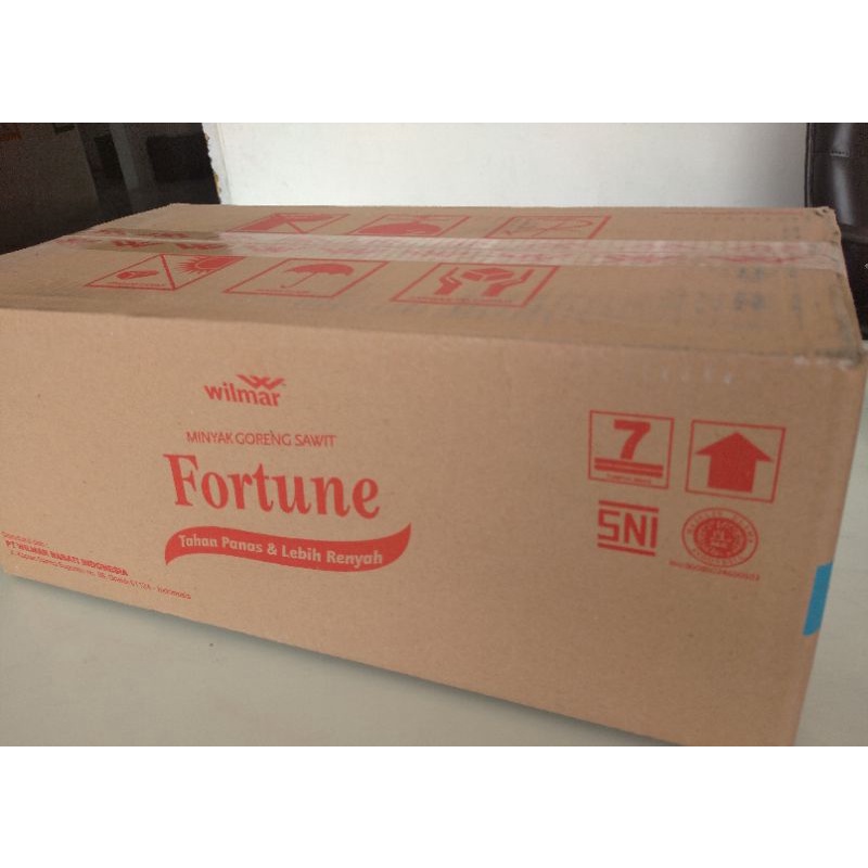 Jual Minyak Goreng Fortune Bantal 1 Karton (isi 12 liter) | Shopee ...