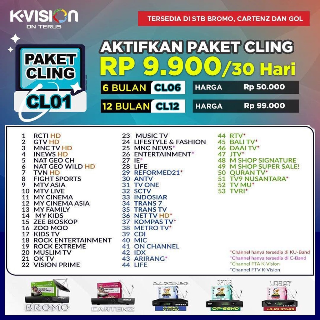 Jual Paket K Vision Terlengkap & Harga Terbaru Maret 2023 | Shopee Indonesia