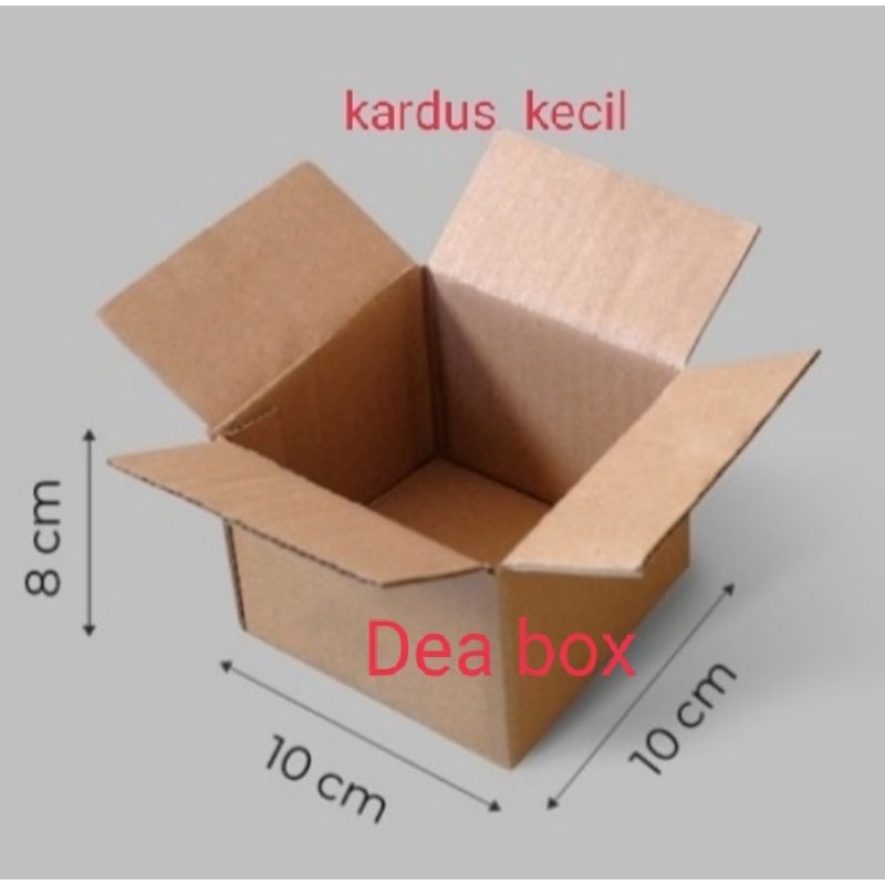 Jual kardus packing kecil mini uk 10x10x8 kardus packing kardus polos ...