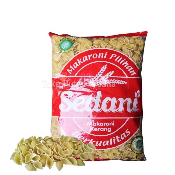 Jual MAKARONI SEDANI PASTA KERANG 1KG / PASTA SEDANI / MAKARONI SAYUR ...