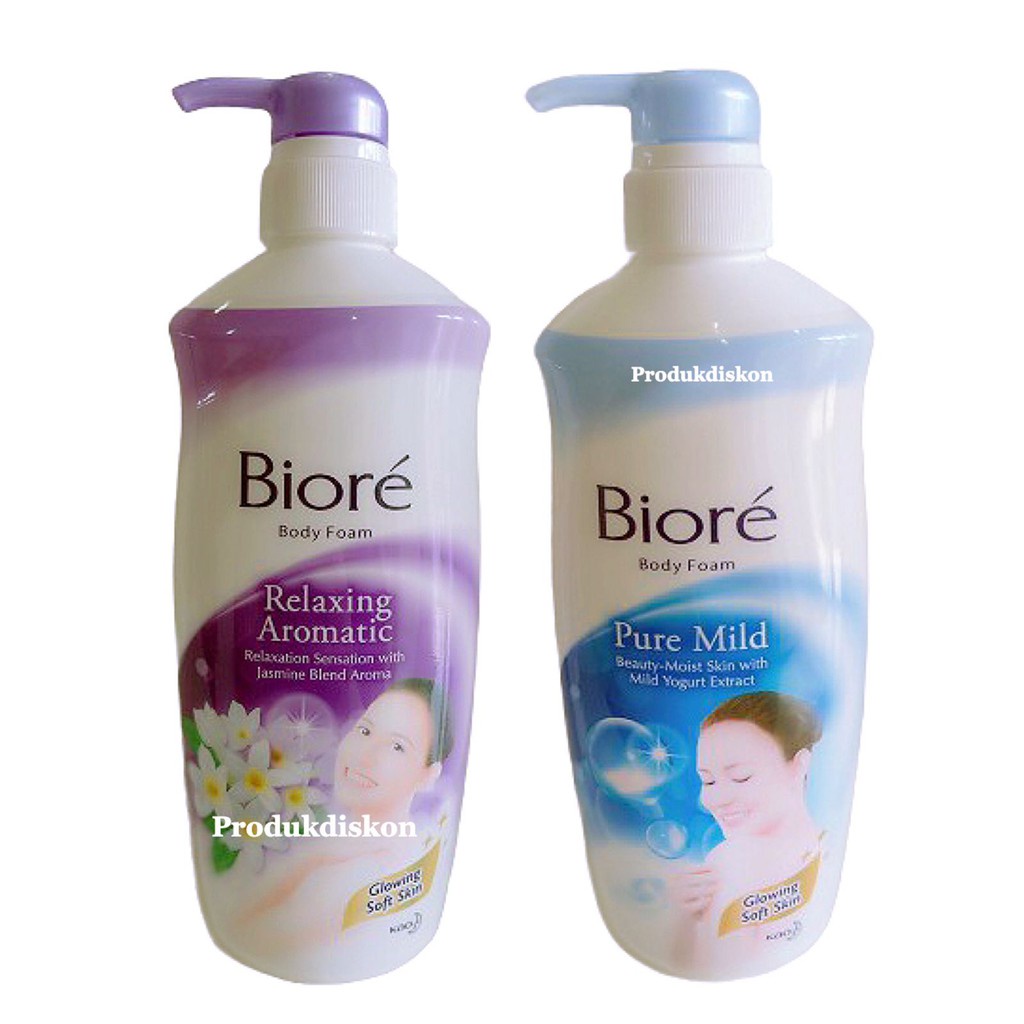 Jual BIORE Body Foam Sabun Mandi Cair Bottle Pump 550ML Semua Varian ...