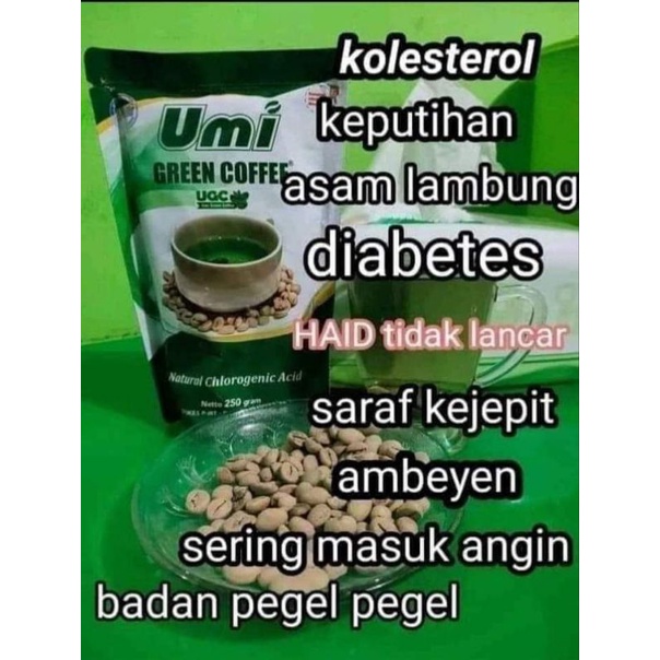 Jual UGC KOPI DIET KOPI SEHAT (ORIGINAL) UMI GREEN COFFEE | Shopee ...
