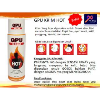 Jual Gpu krim hot 120 gr | Shopee Indonesia