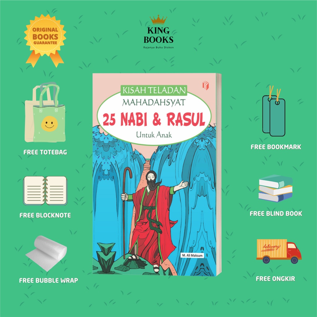 Jual KISAH TELADAN MAHADAHSYAT 25 KISAH NABI & RASUL UNTUK ANAK - SHIRA MEDIA | Shopee Indonesia