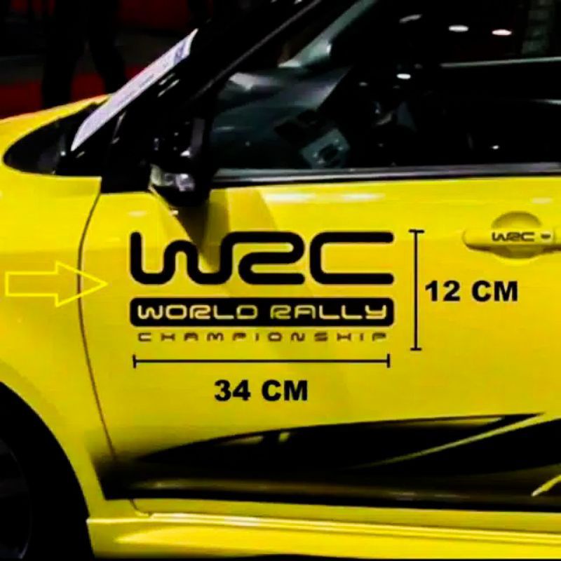 Jual STIKER MOBIL WRC WORLD RALLY CAMPIONSHIP, STIKER CUTTING, STIKER ...