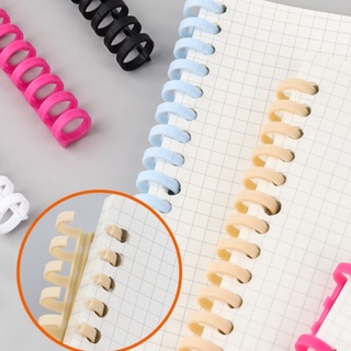 Jual DIY Ring Binding Binder Loose Leaf 30 lubang Spiral Bahan Plastik ...