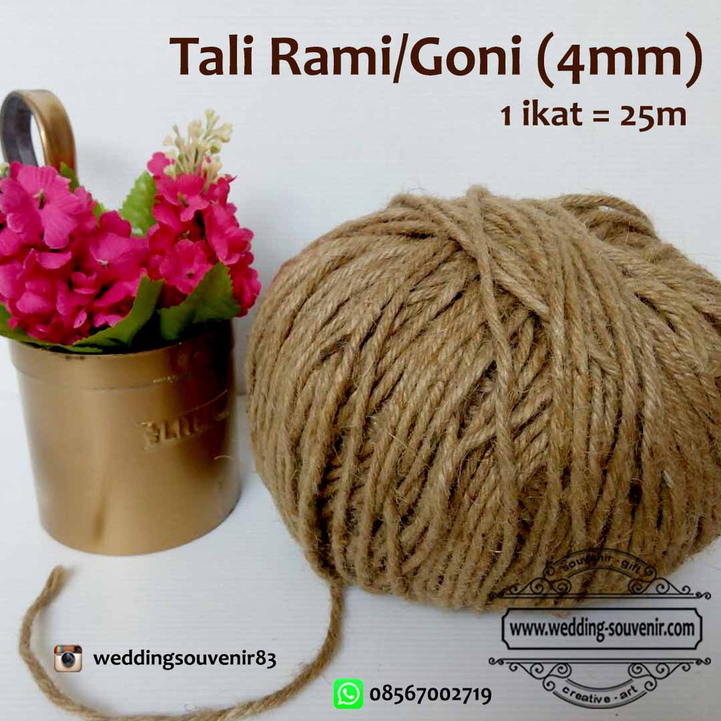 Jual Tali Goni 4mm, 25m | Shopee Indonesia