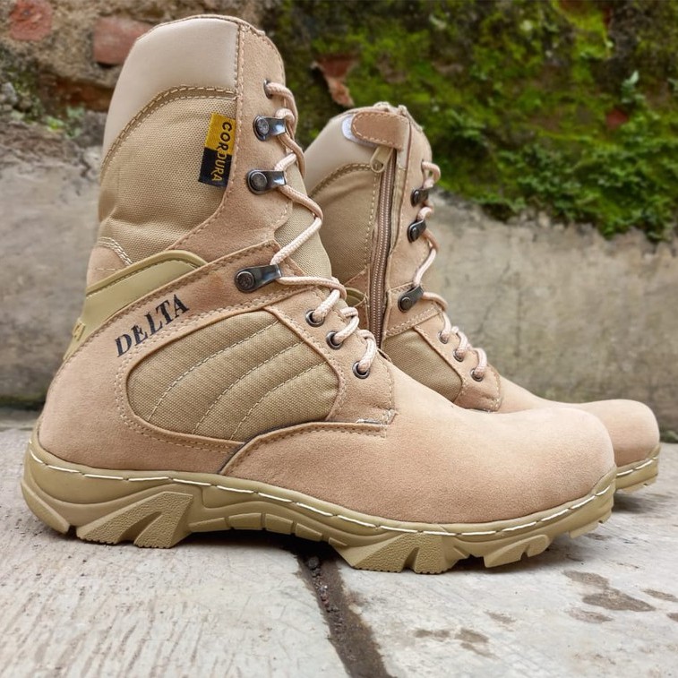 Jual sepatu delta tinggi 8inci safety ujung besi | Shopee Indonesia