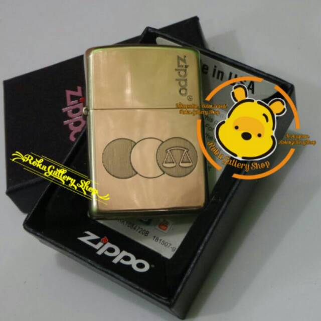 Jual Korek zippo gold custom grafir logo pegadaian Indonesia|Shopee Indonesia