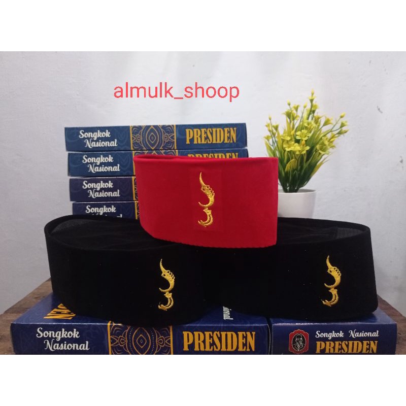 Jual Peci Kujang, Songkok Kujang, Kopiah Kujang, Peci Merah Betawi ...