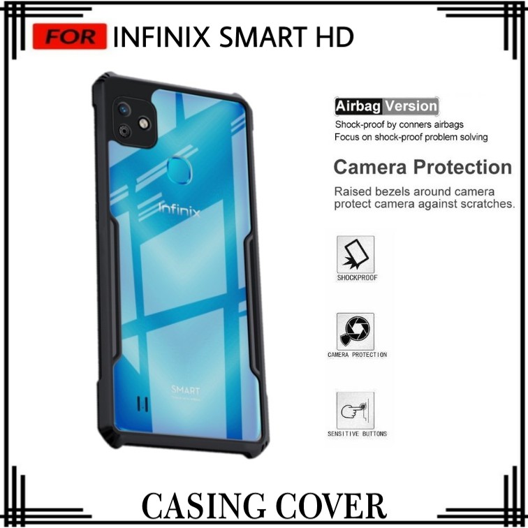 Jual CASE INFINIX SMART HD SOFT HARD CASE ARMOR TRANSPARAN PROTECT ...