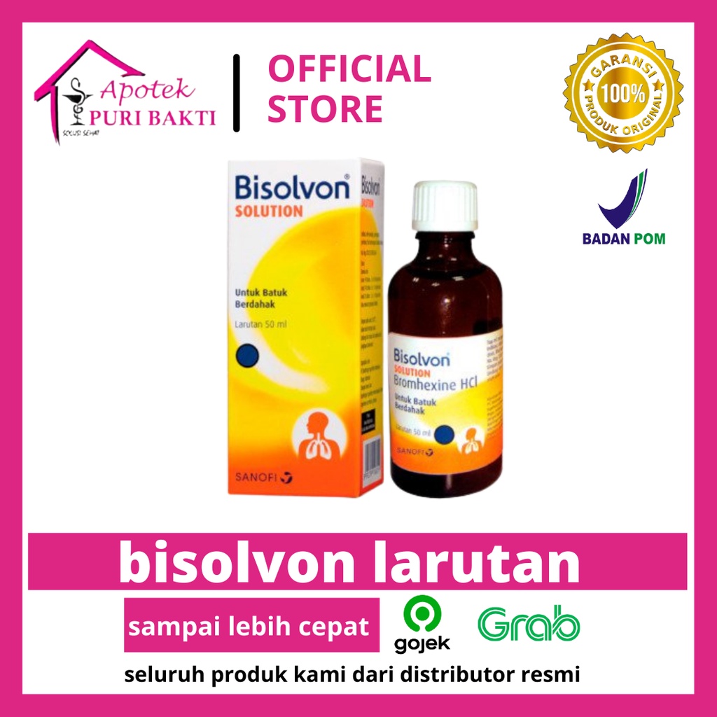 Jual Bisolvon Solution Bromhexine 50 ml | Shopee Indonesia