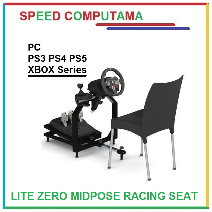 Jual Lite Midpose Kursi Racing Simulator Stand Gaming Balap Stir Setir ...