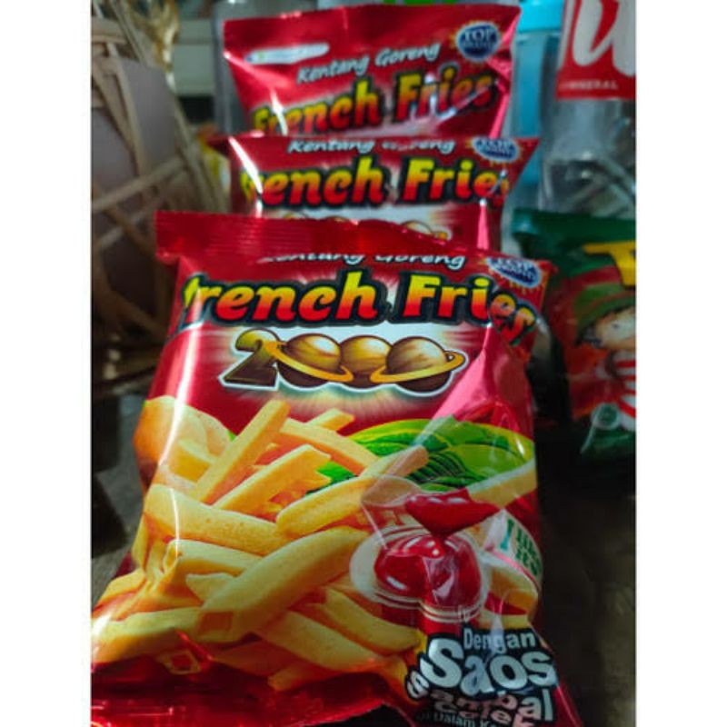 Jual Ciki french fries 2000 saos saus makanan ringan jajanan pak ...