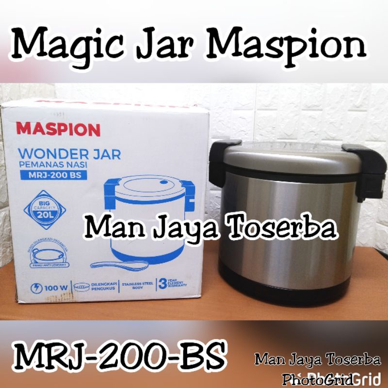 Jual Magic Jar Jumbo 20liter Maspion MRJ-200-BS | Shopee Indonesia