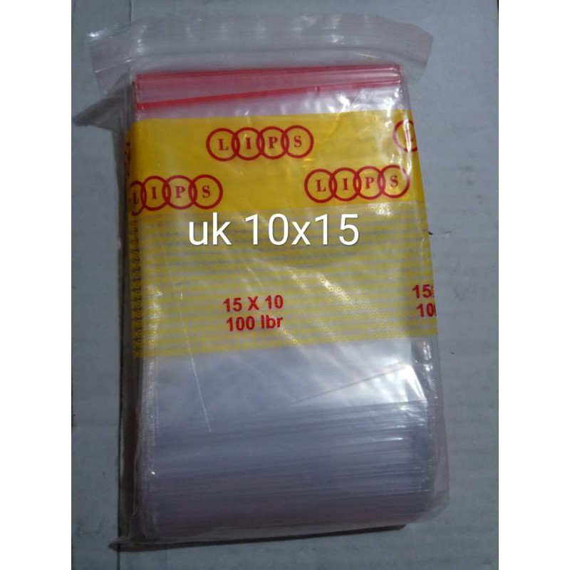 Jual Plastik Klip Uk 10x15 1 Pack Isi 100 Pcs Kantong Obat Plastik