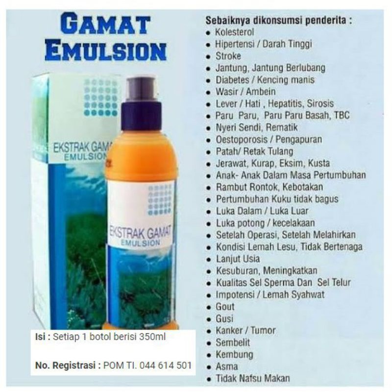 Jual GAMAT EKSTRA EMULTION ORIGINAL | Shopee Indonesia