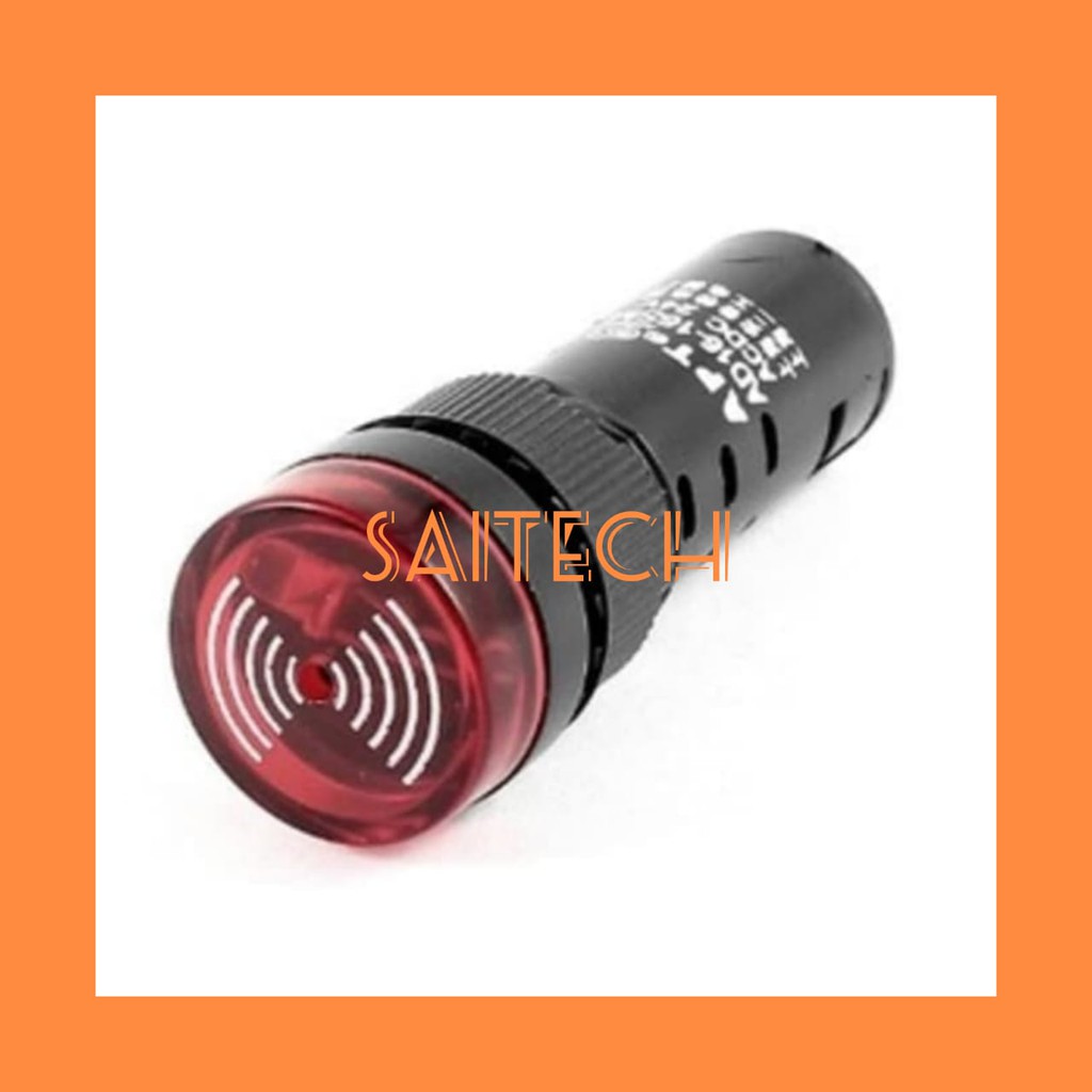 Jual BUZZER PANEL PILOT 24VDC DAN 220VAC DIAMETER 16MM ATAU 22MM ...