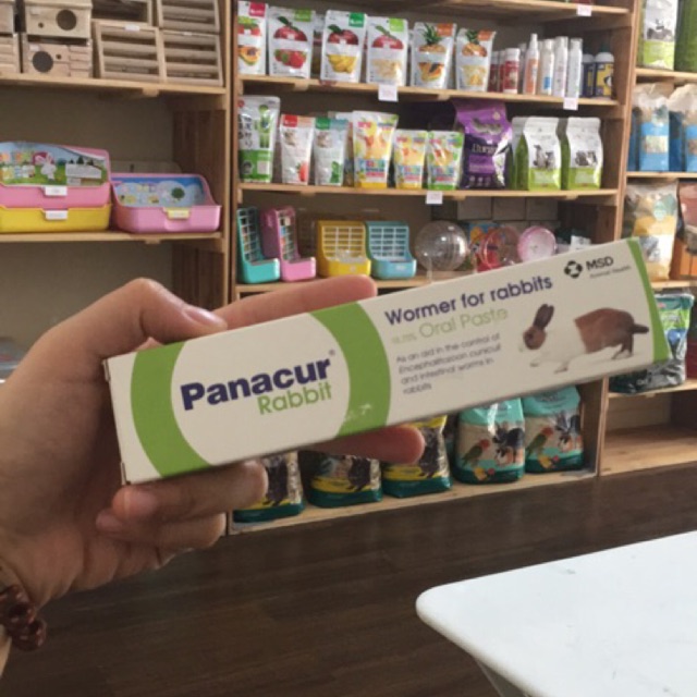 PANACUR WORMER FOR RABBITS ORAL PASTE/obat cacing kelinci chinchilla ...