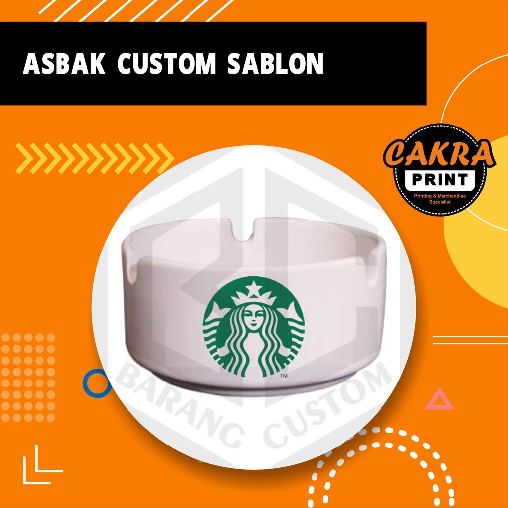 Jual Asbak Sablon Custom (bisa bikin satuan) Indonesia|Shopee Indonesia