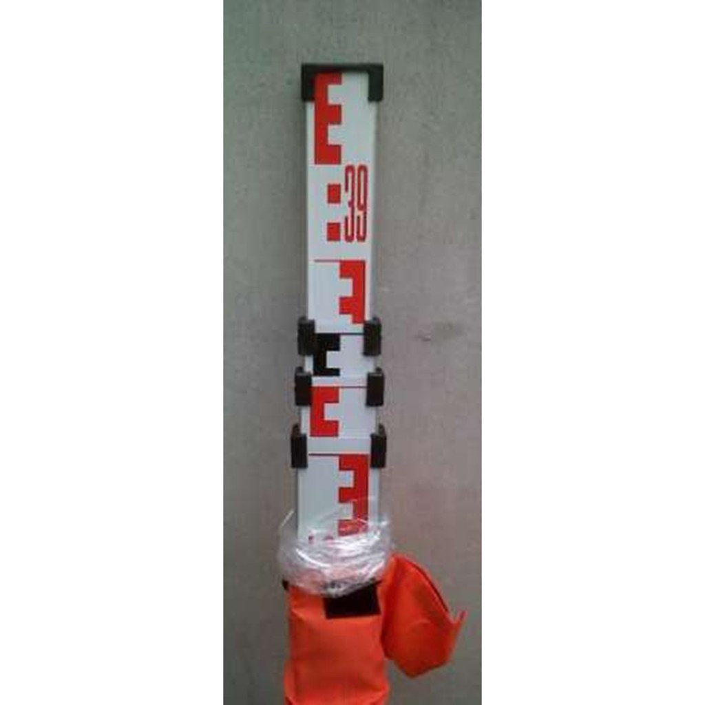 Jual RAMBU UKUR 4M / BAK UKUR / LEVELLING STAFF 4 M + Nivo | Shopee ...