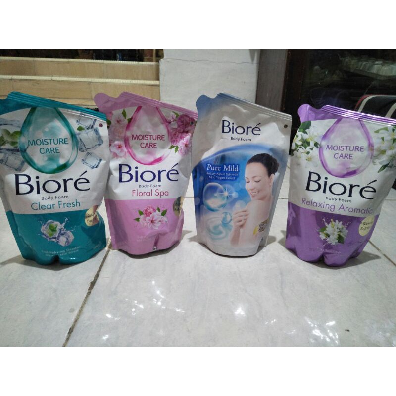 Jual Biore Body Wash Refill 450ml | Shopee Indonesia