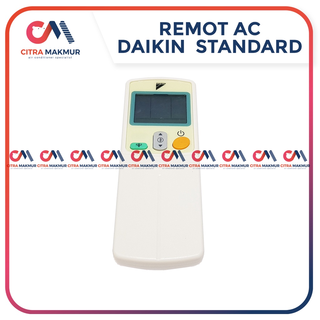 Jual Remote AC Daikin Standard Umum tipe original Remot plus Baterai ...