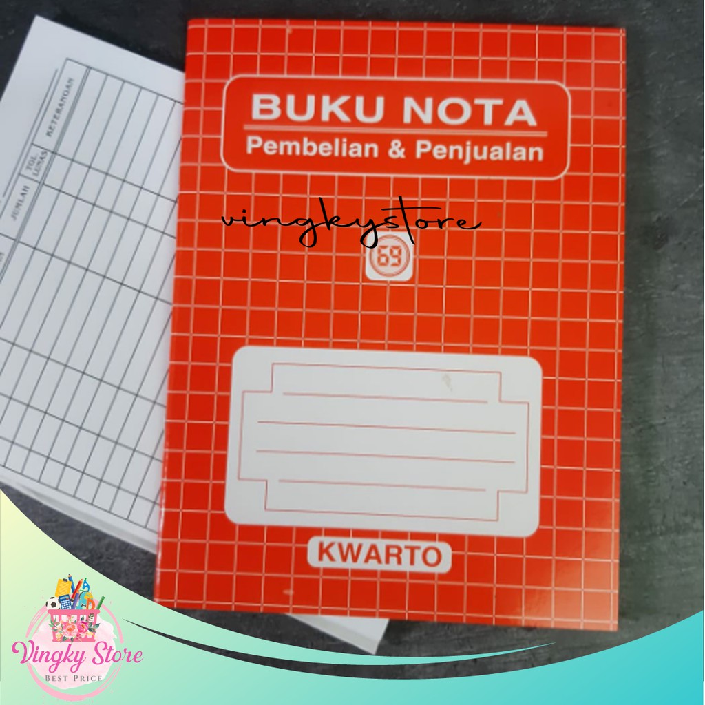 Jual Buku Nota Pembelian Dan Penjualan Kwarto | Shopee Indonesia