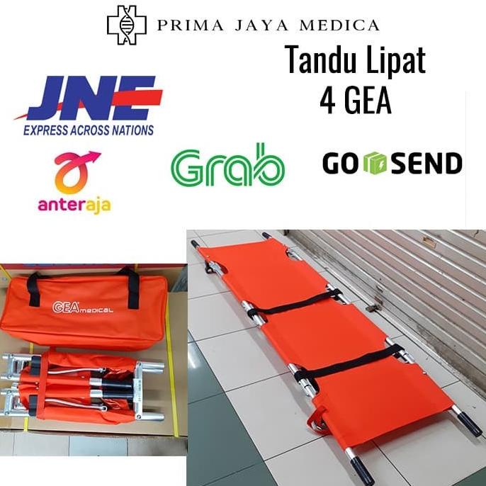 Jual Tandu Lipat 4 GEA YDC-1A10. GEA Foldable Stretcher. | Shopee Indonesia