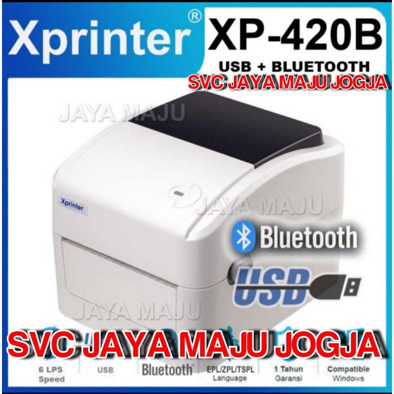 Jual XPRINTER XP 420 B - BLUETOOTH - PUTIH - 203 DPI - LABEL THERMAL A6 ...
