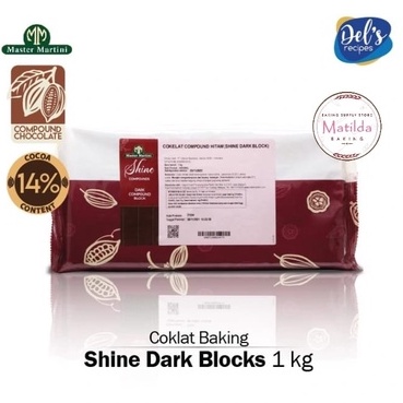 Jual Shine Dark Chocolate Block - Coklat Compound 1kg | Shopee Indonesia
