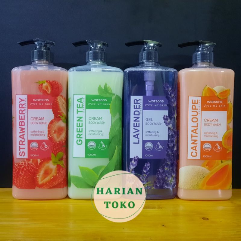 Jual Watsons Body Wash 1000ml Sabun Mandi Cair 1000 ml | Shopee Indonesia