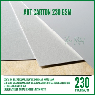 Jual Kertas Art Karton A3 230 gsm isi 100 lembar / Kertas Art Carton A3 ...