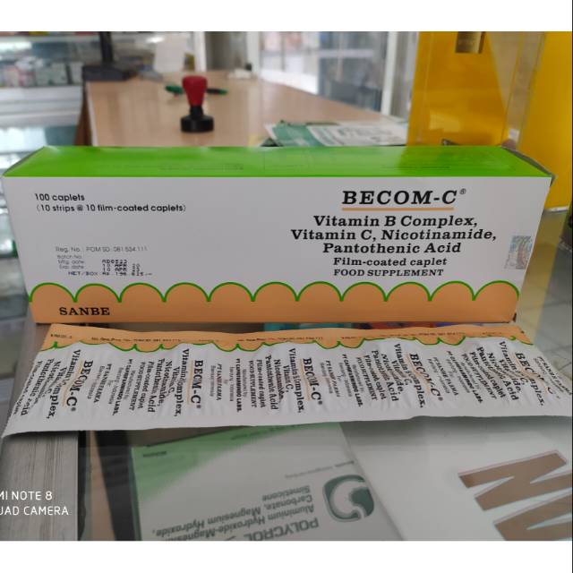 Jual Becom C tab per tablet | Shopee Indonesia