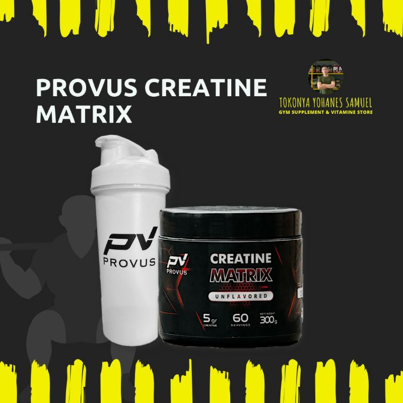 Jual Provus Creatine Matrix 300 Gr Indonesia Shopee Indonesia