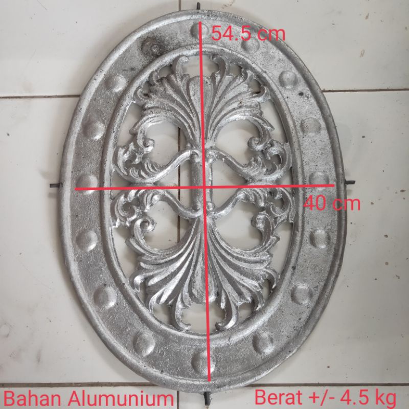 Jual Ornamen Besi Cor 005 (Bahan Alumunium) | Shopee Indonesia