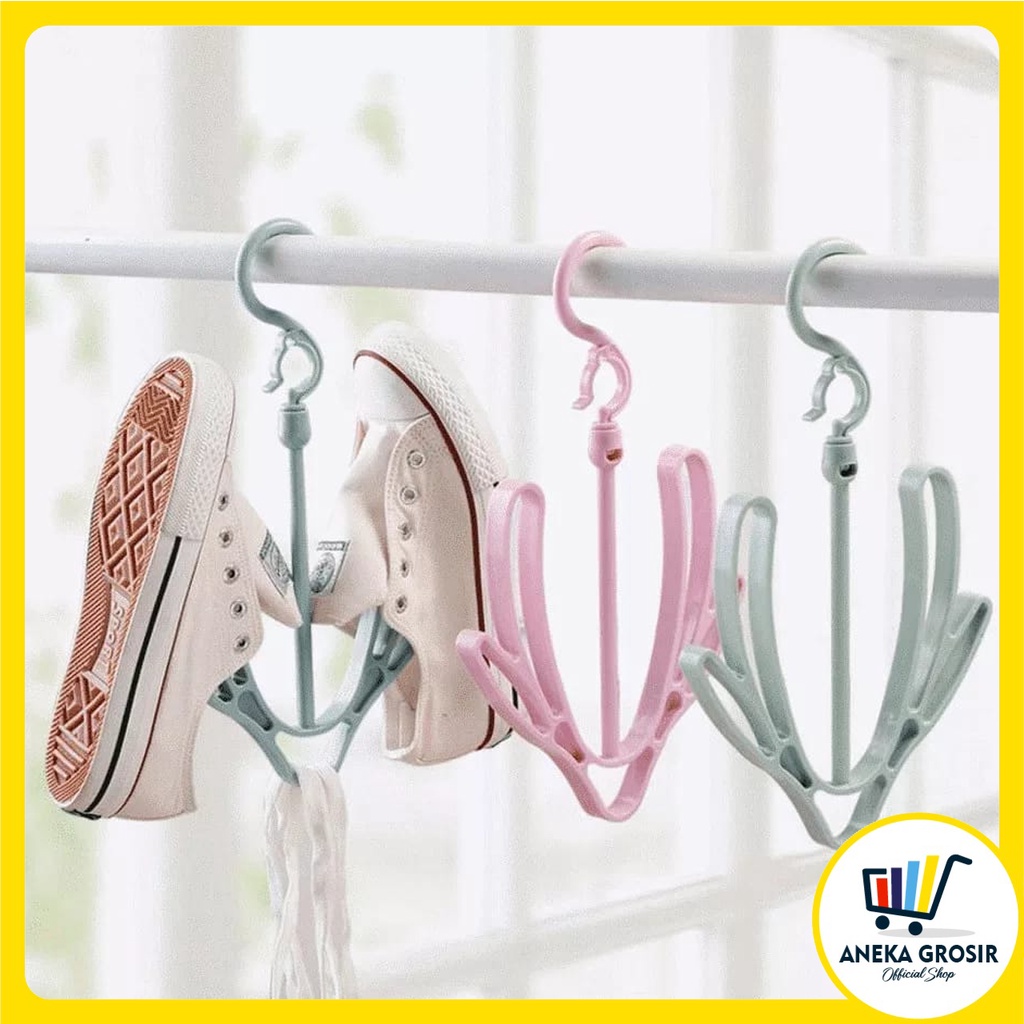 Jual ANEKAGROSIR | GANTUNGAN SEPATU / HANGER SEPATU - JEMURAN SEPATU ...