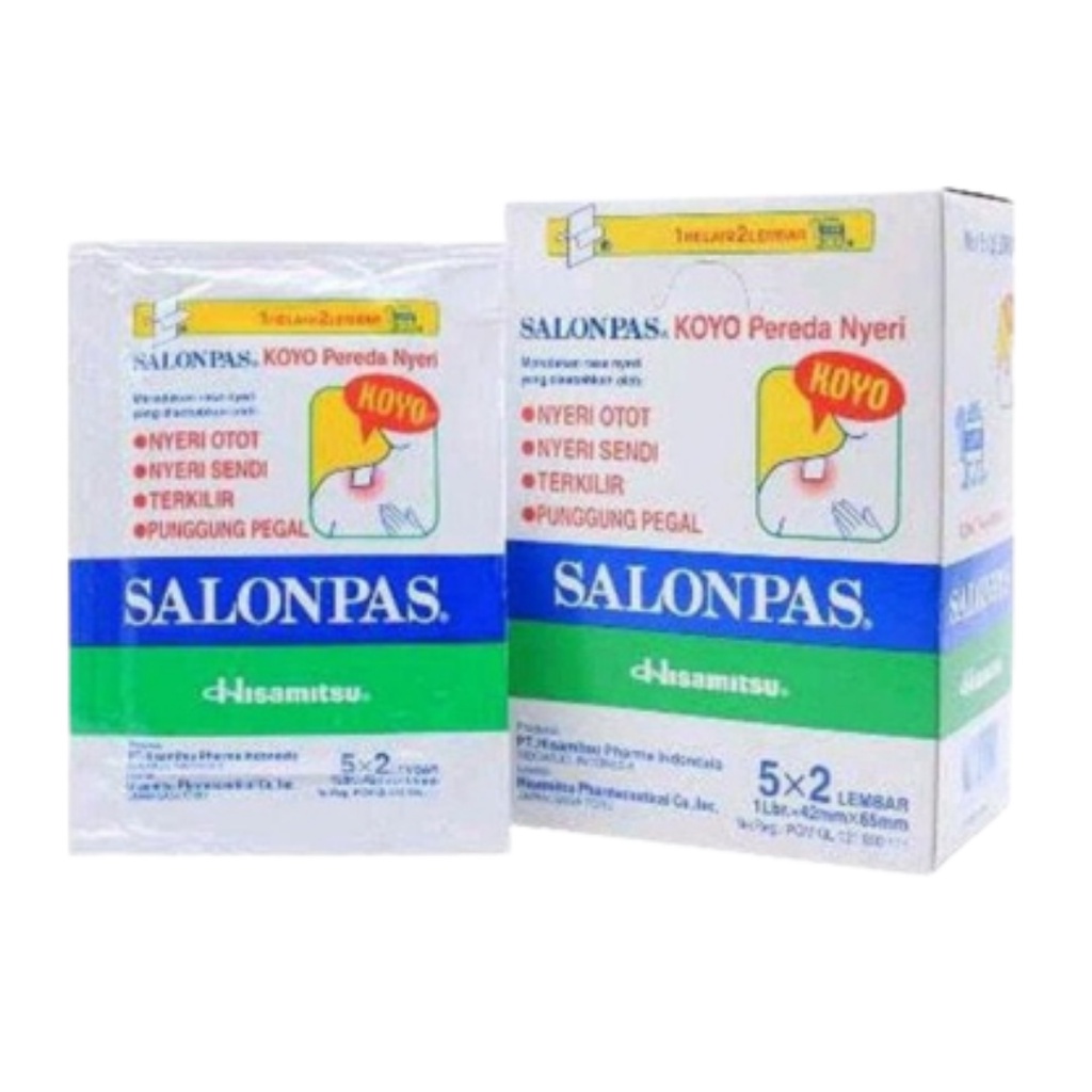 Jual salonpas koyo pereda nyeri 5x2 lembar 1pcs | Shopee Indonesia