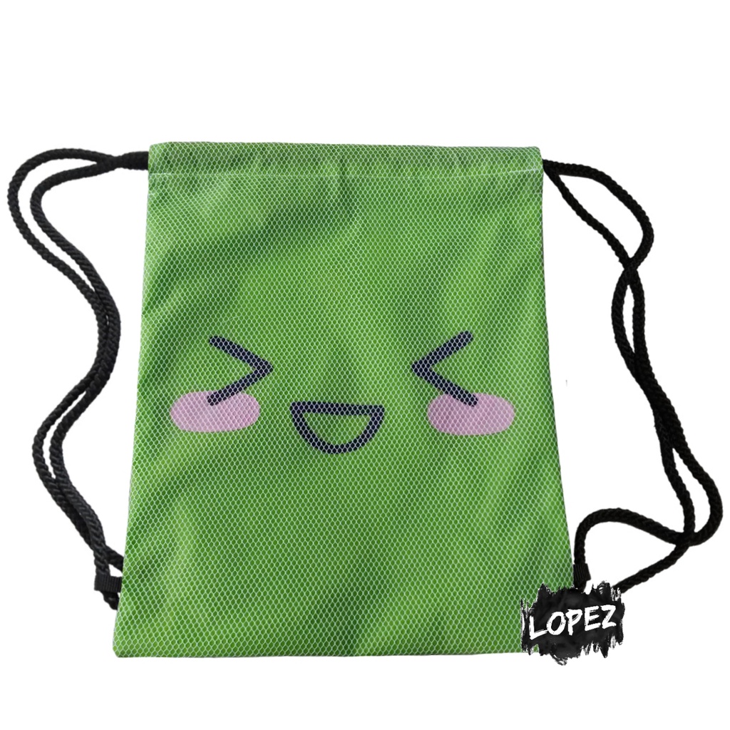 Jual Tas Jaring Cute Face / Backpack Smile Cartoon Expressions / Tas ...