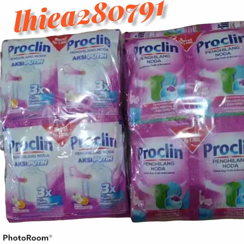 Jual PROCLIN SACHET 1 PACK (ISI 24 PCS) | Shopee Indonesia