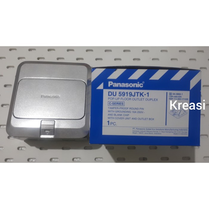 Jual STOP KONTAK LANTAI POP-UP PANASONIC DU 5919JTK-1 DUPLEX | Shopee ...