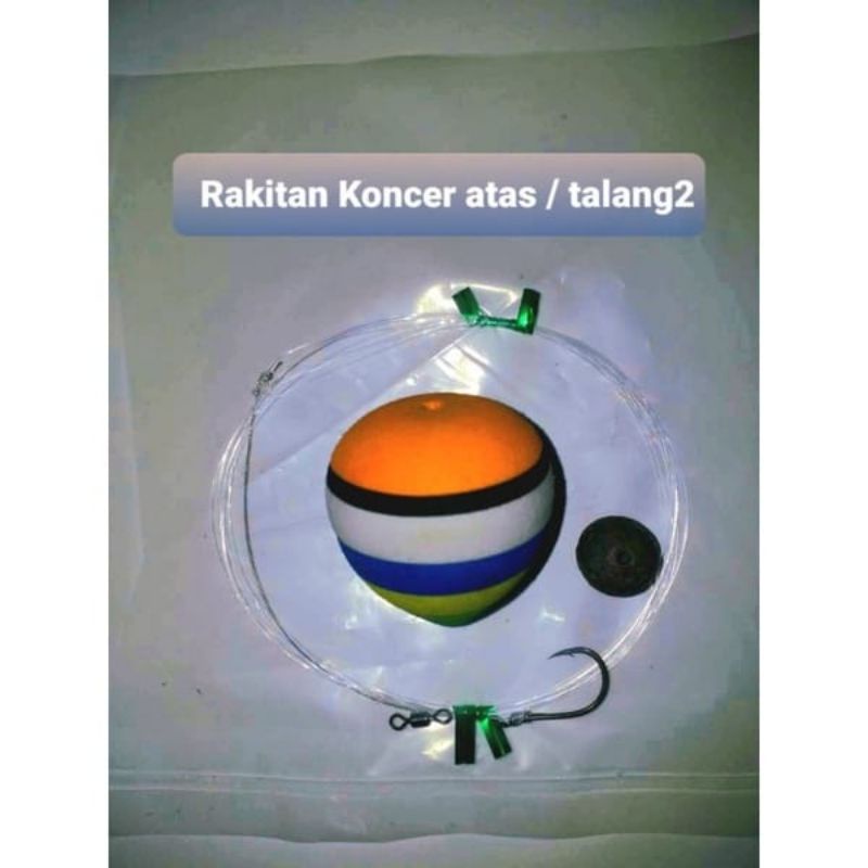 Jual Rakitan Mancing Laut Bagan Konceran Atas Rangkaian Laut Kail ...