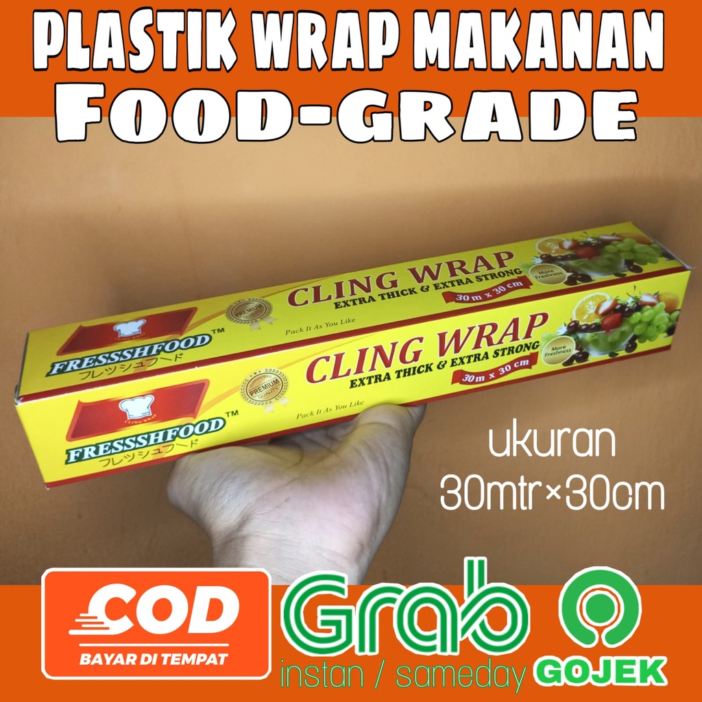Jual Plastik Wrap Makanan 30mx30cm Cling Wrap Food Grade | Shopee Indonesia