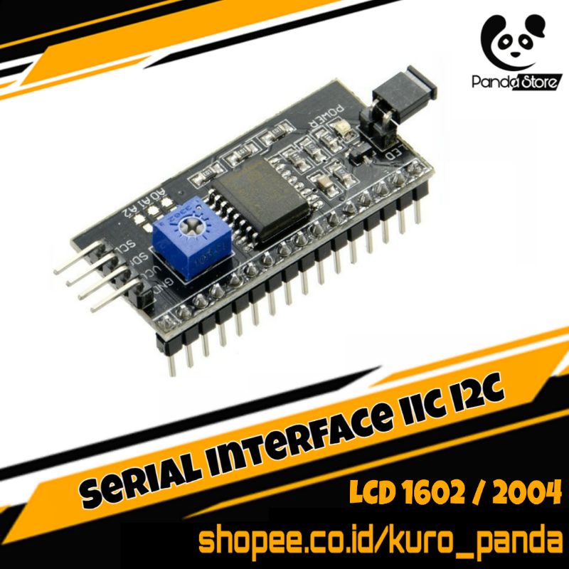 Jual Serial Interface LCD 1602 I2C 2004 IIC 16x2 20x4 ARDUINO | Shopee Indonesia