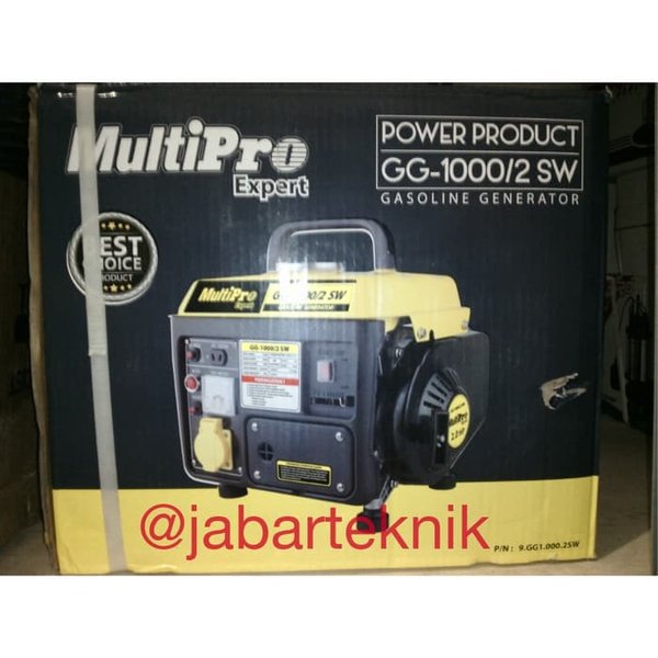 Jual MULTIPRO GENSET GENERATOR 850W GG 1000 2SW 2 TAK | Shopee Indonesia