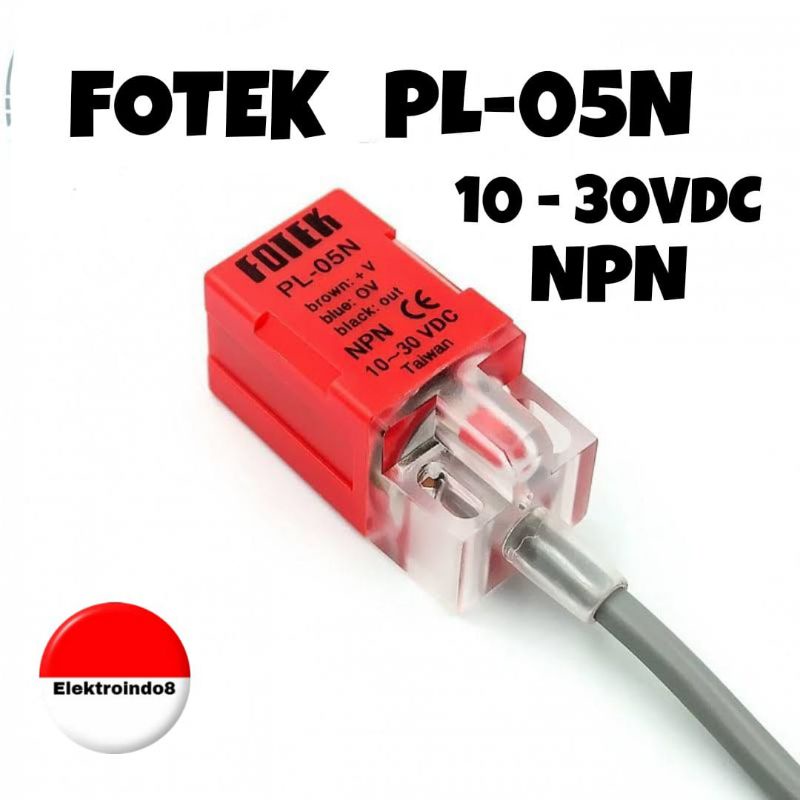 Jual sensor proximity pl-05n fotek 12v 24v NPN | Shopee Indonesia